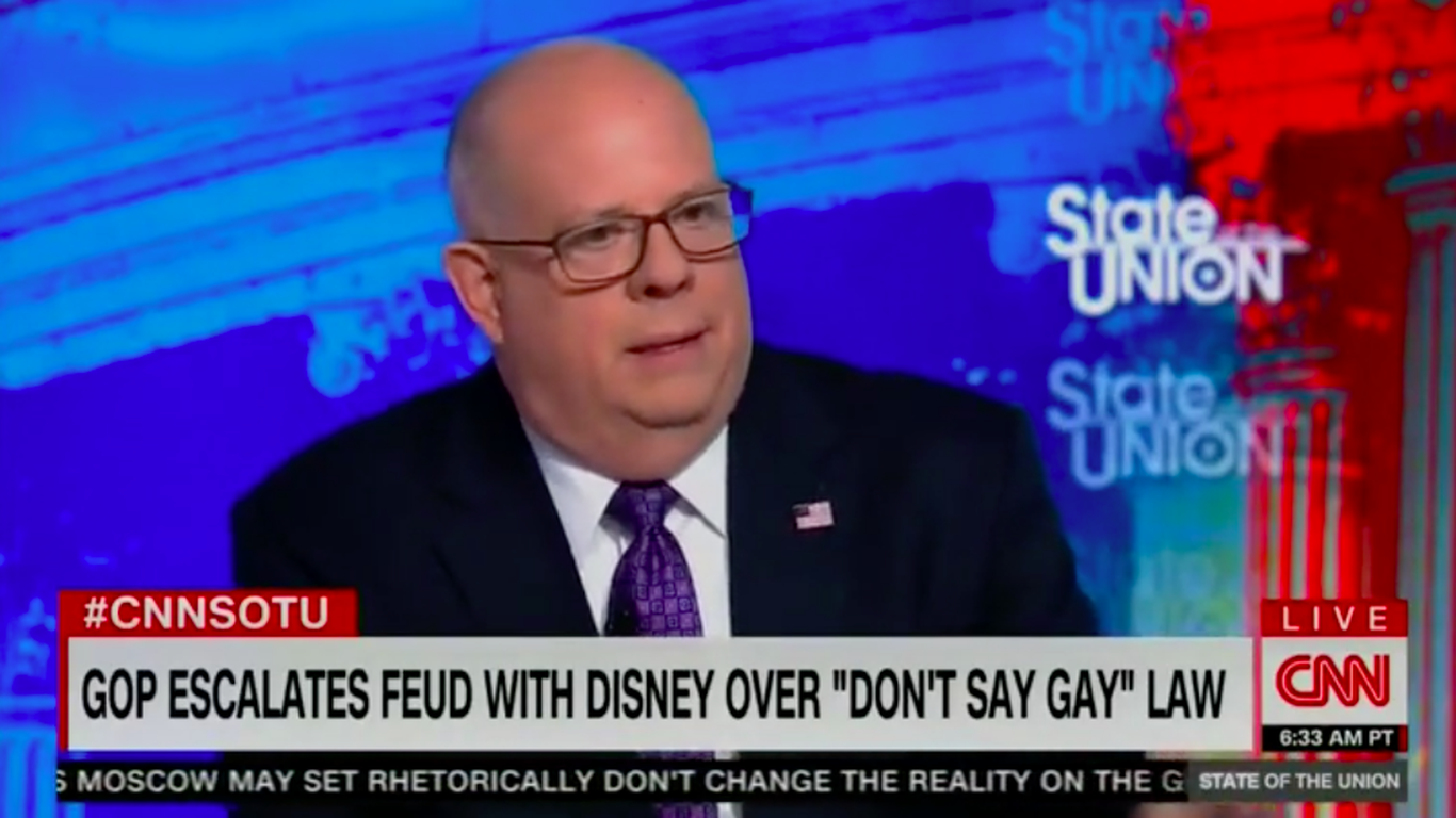 Larry Hogan calls out DeSantis over "crazy" fight with Disney