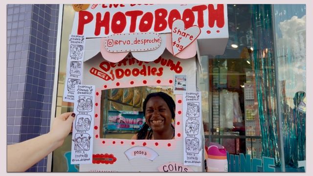 A $5 doodle booth pop-up in Richmond is going viral - Axios Richmond