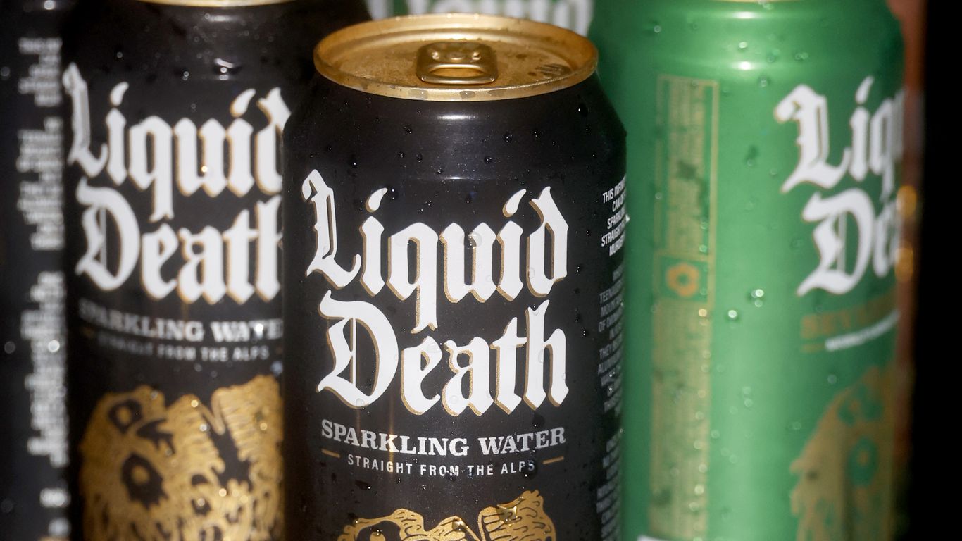 Liquid Death raises $67M at $1.4B valuation