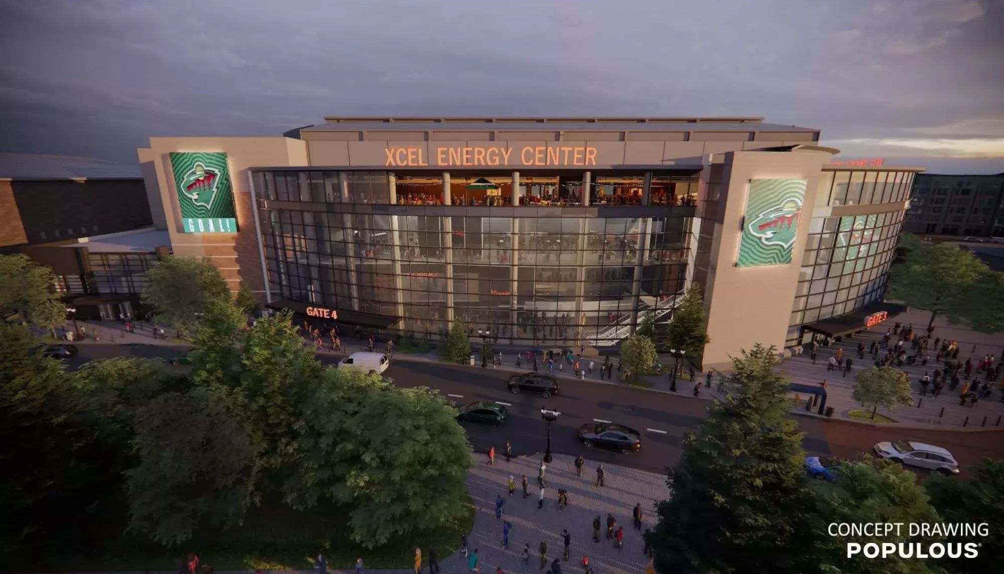 St. Paul, Wild pitch Xcel Energy Center makeover - Axios Twin Cities