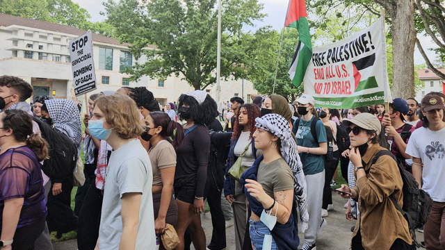 Second Emory pro-Palestinian protest remains peaceful after violent ...