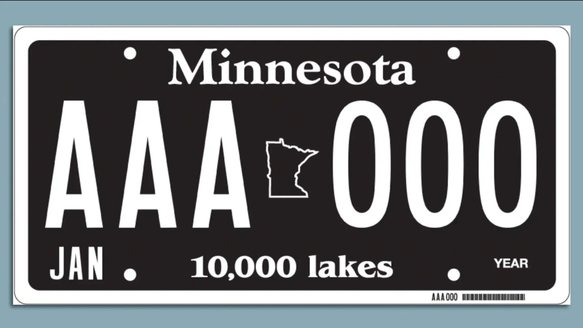 Minnesota "Blackout" license plate sales boomed in 2025 - Axios Twin Cities
