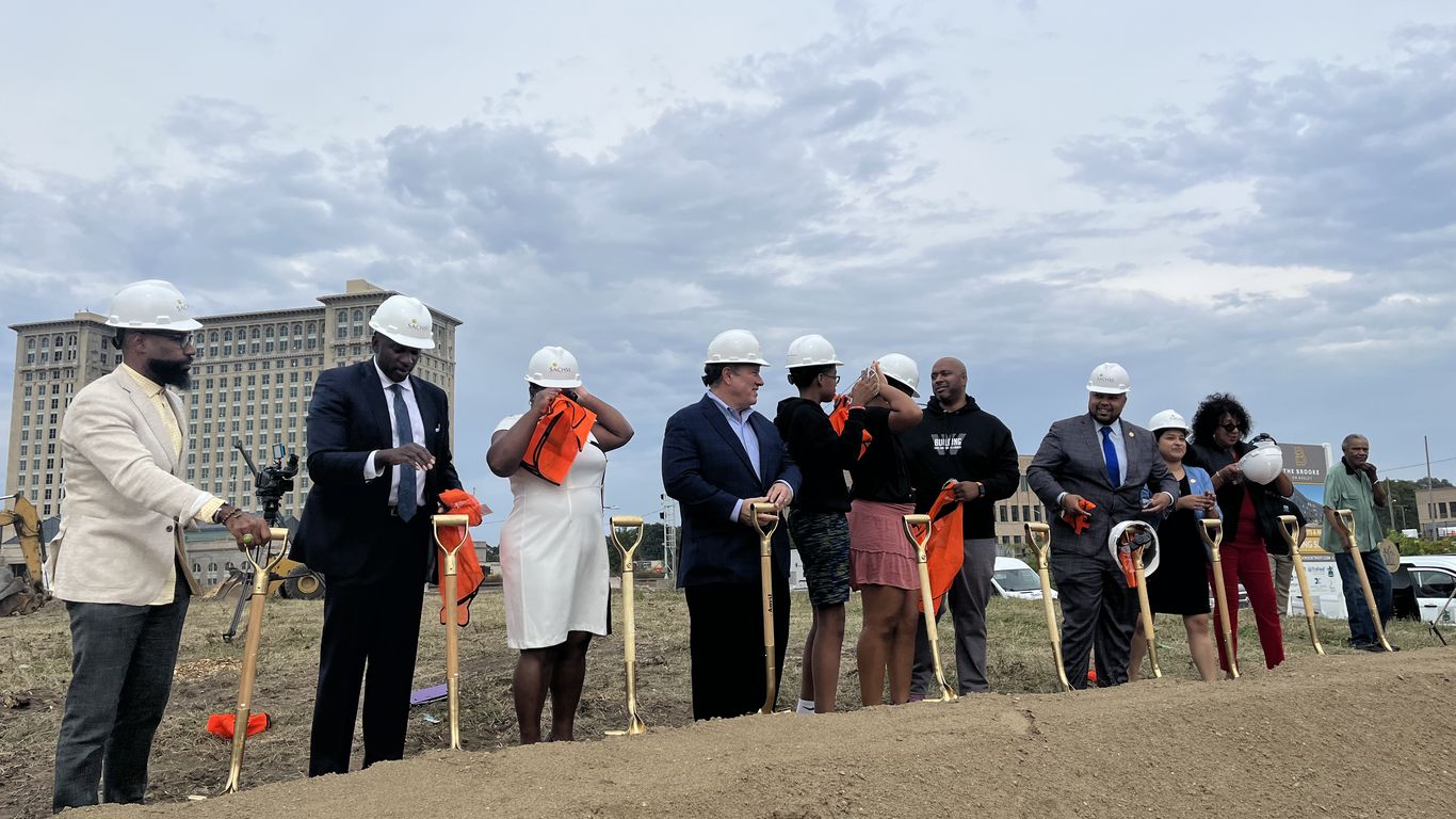 New Detroit housing development connects Southwest with train depot ...