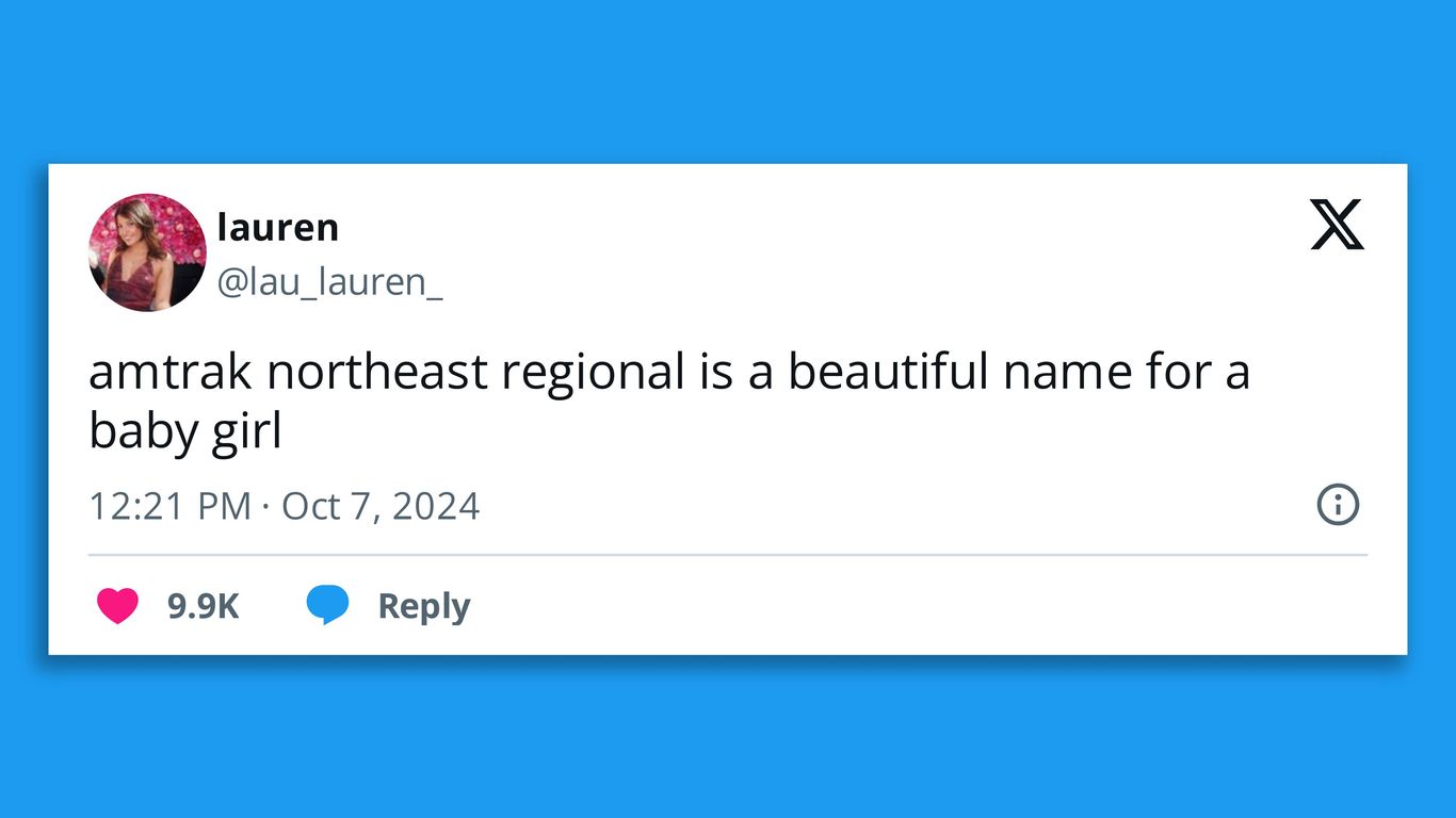 An Amtrak baby name - Axios Richmond
