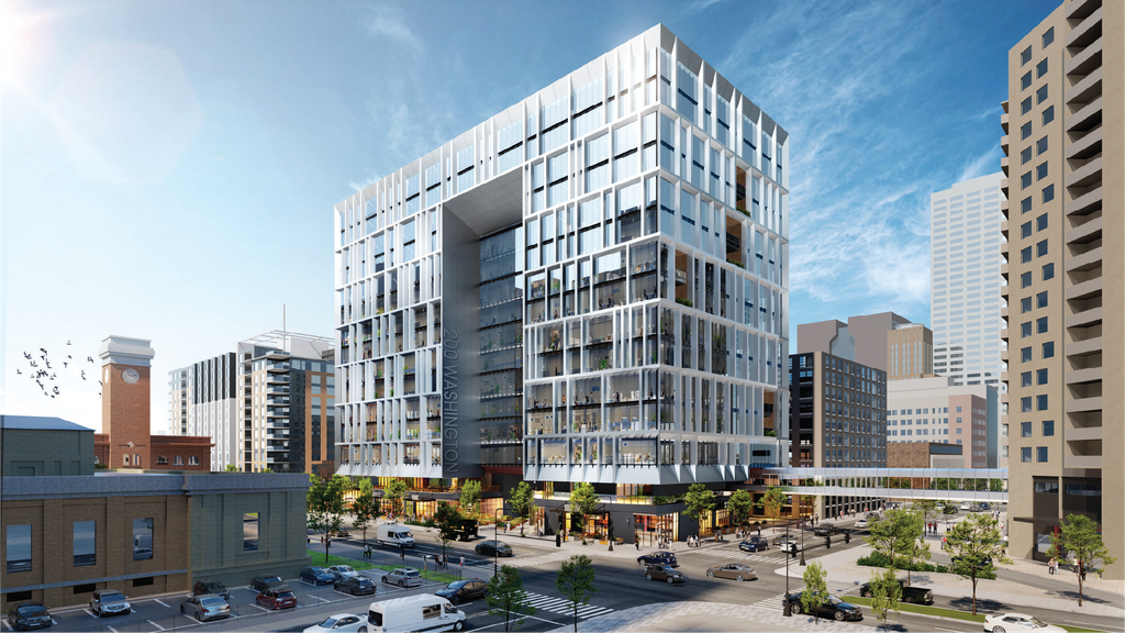 Sherman office tower rendering, Washington Avenue Minneapolis - Axios ...