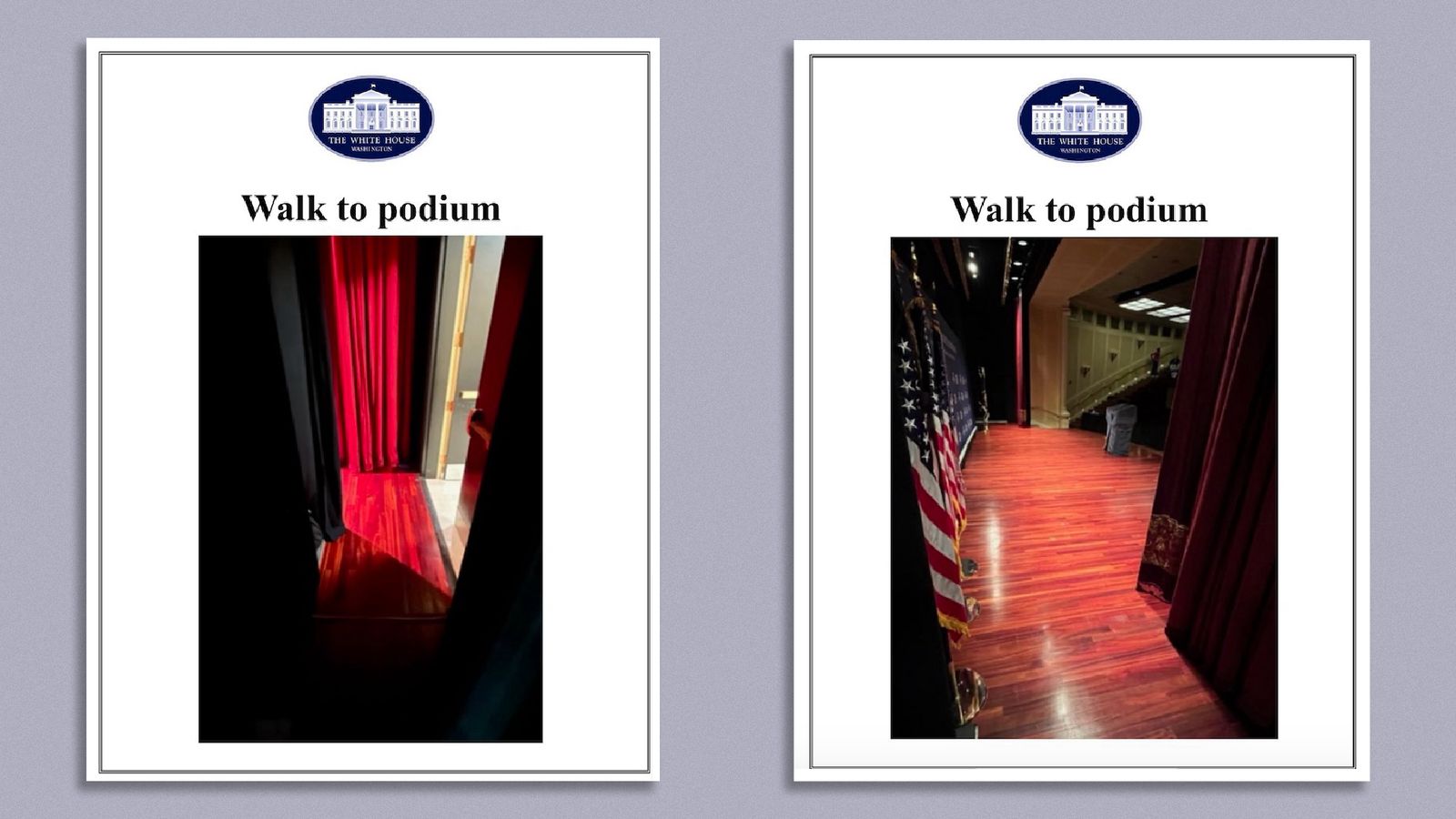 How Biden's event staffers guide him behind the scenes