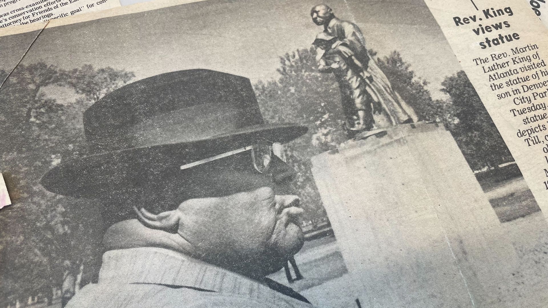 How Denver ended up with two Martin Luther King Jr. statues - Axios Denver