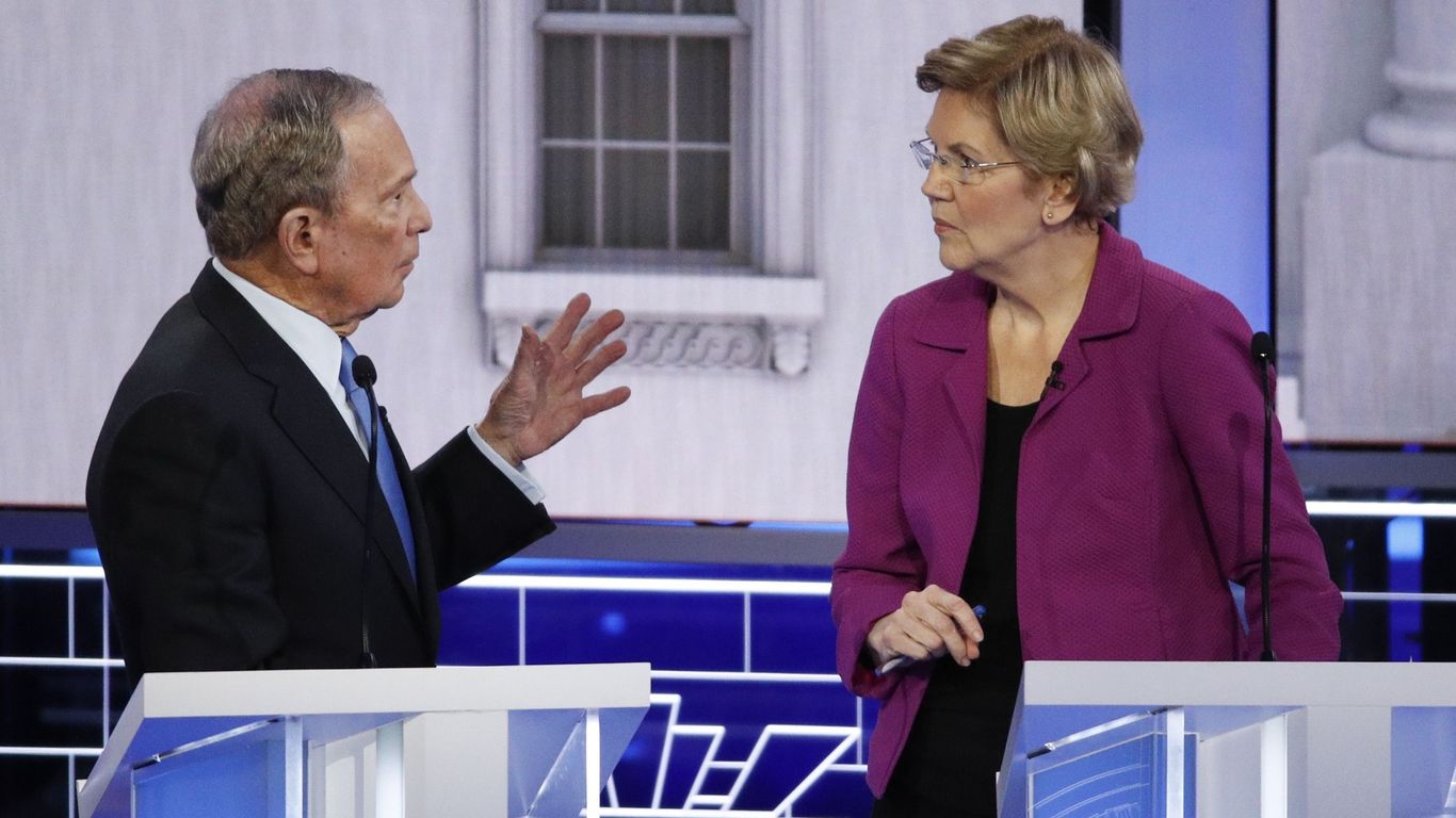 Mike Bloomberg's rough debut on the Democratic debate stage