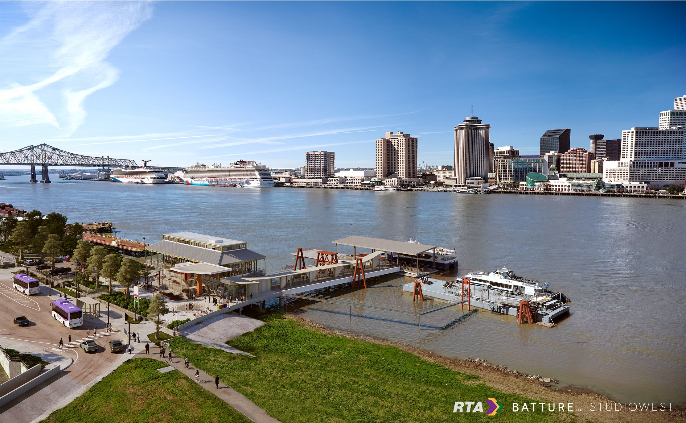 Renderings: Renovation of Algiers Ferry terminal to start March 2025 ...