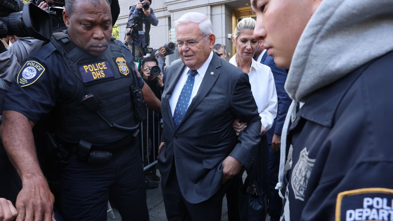 Menendez to address Democratic colleagues as calls to resign grow