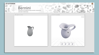 Autodesk's new Bernini AI turns text or still images into 3D models