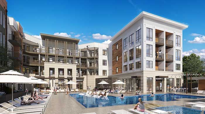 New luxury apartments under construction in Sedgefield - Axios Charlotte