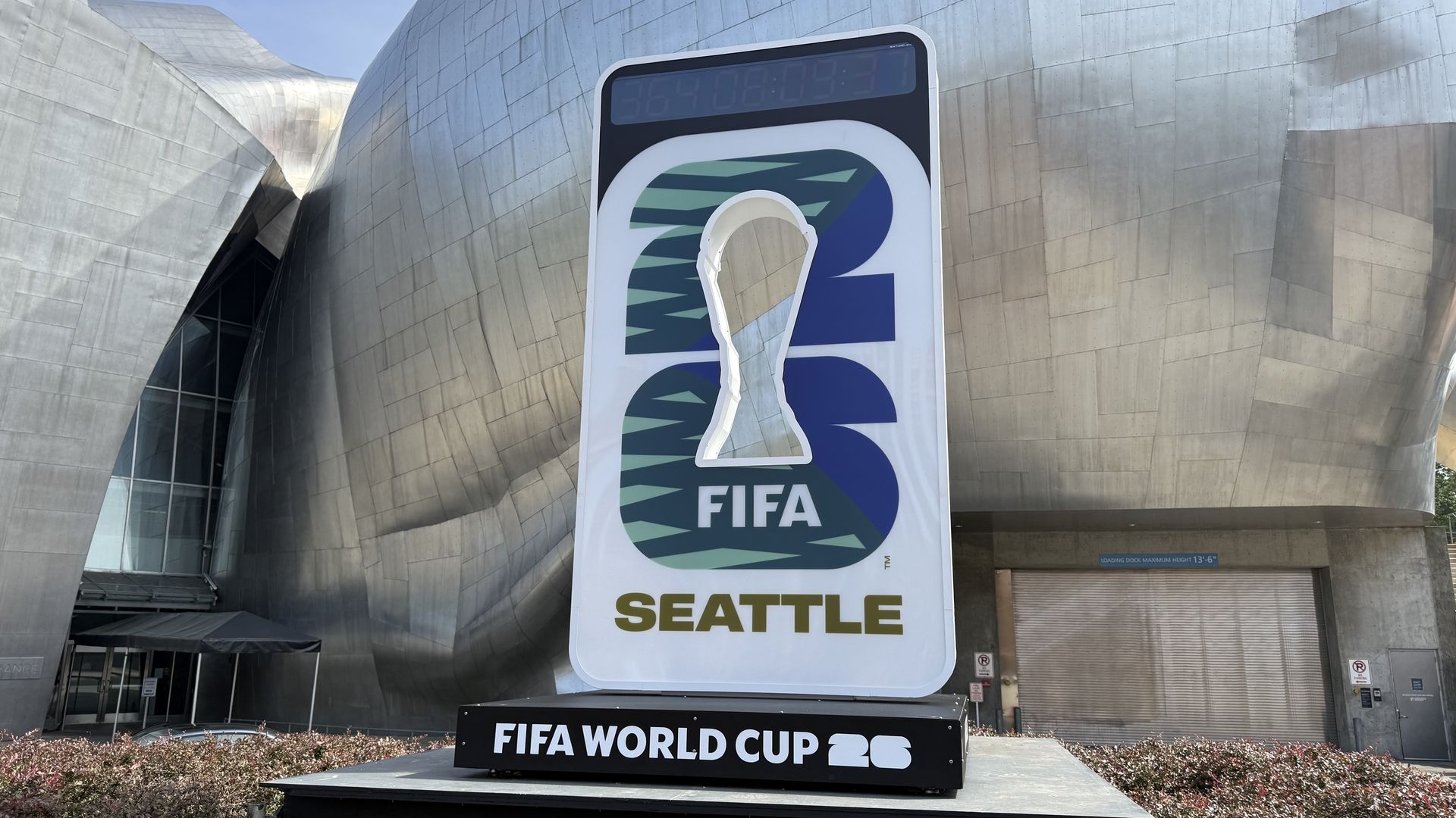 Seattle Center unveils World Cup countdown clock - Axios Seattle