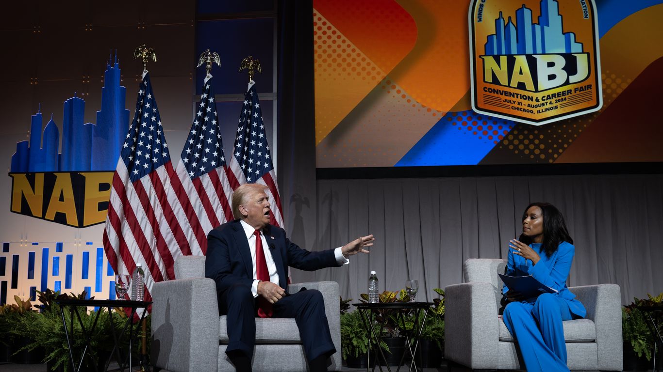 Five moments you may have missed in Trump's contentious NABJ interview