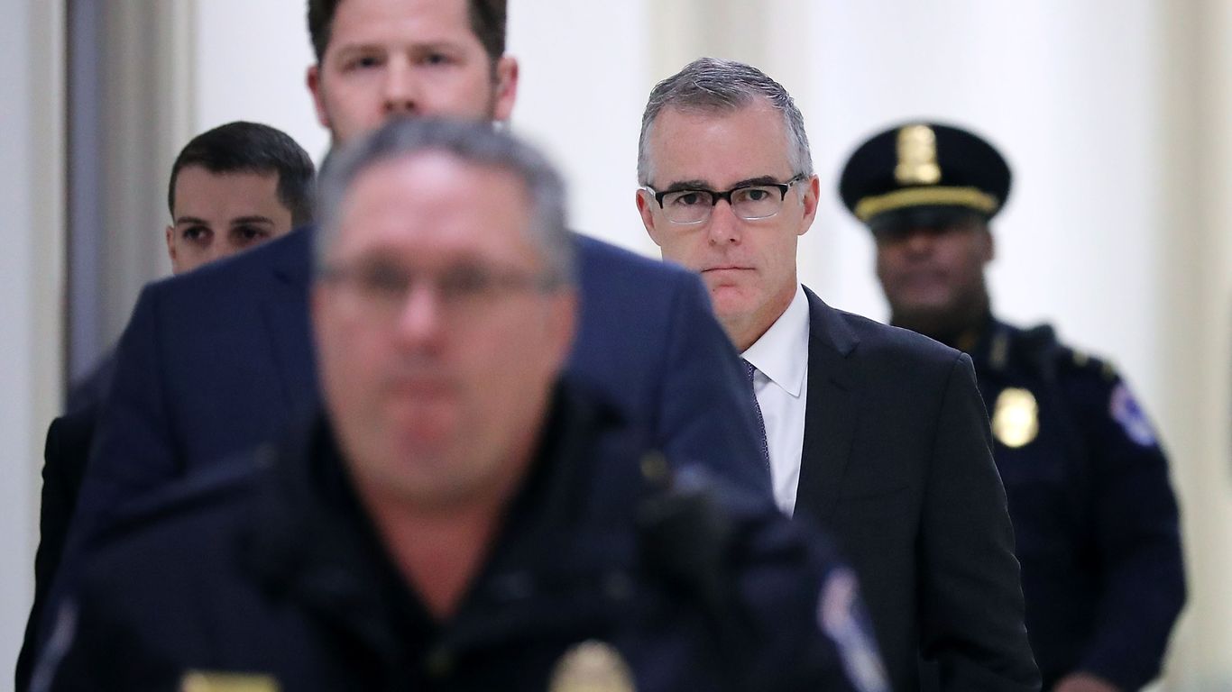 FBI's Andrew McCabe fired
