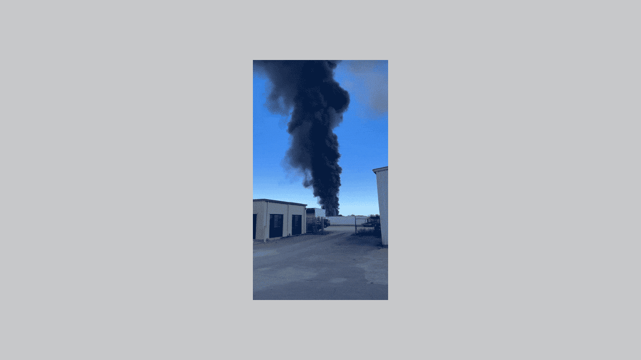 Smoke from Rogers Marck Industries fire still a concern - Axios NW Arkansas