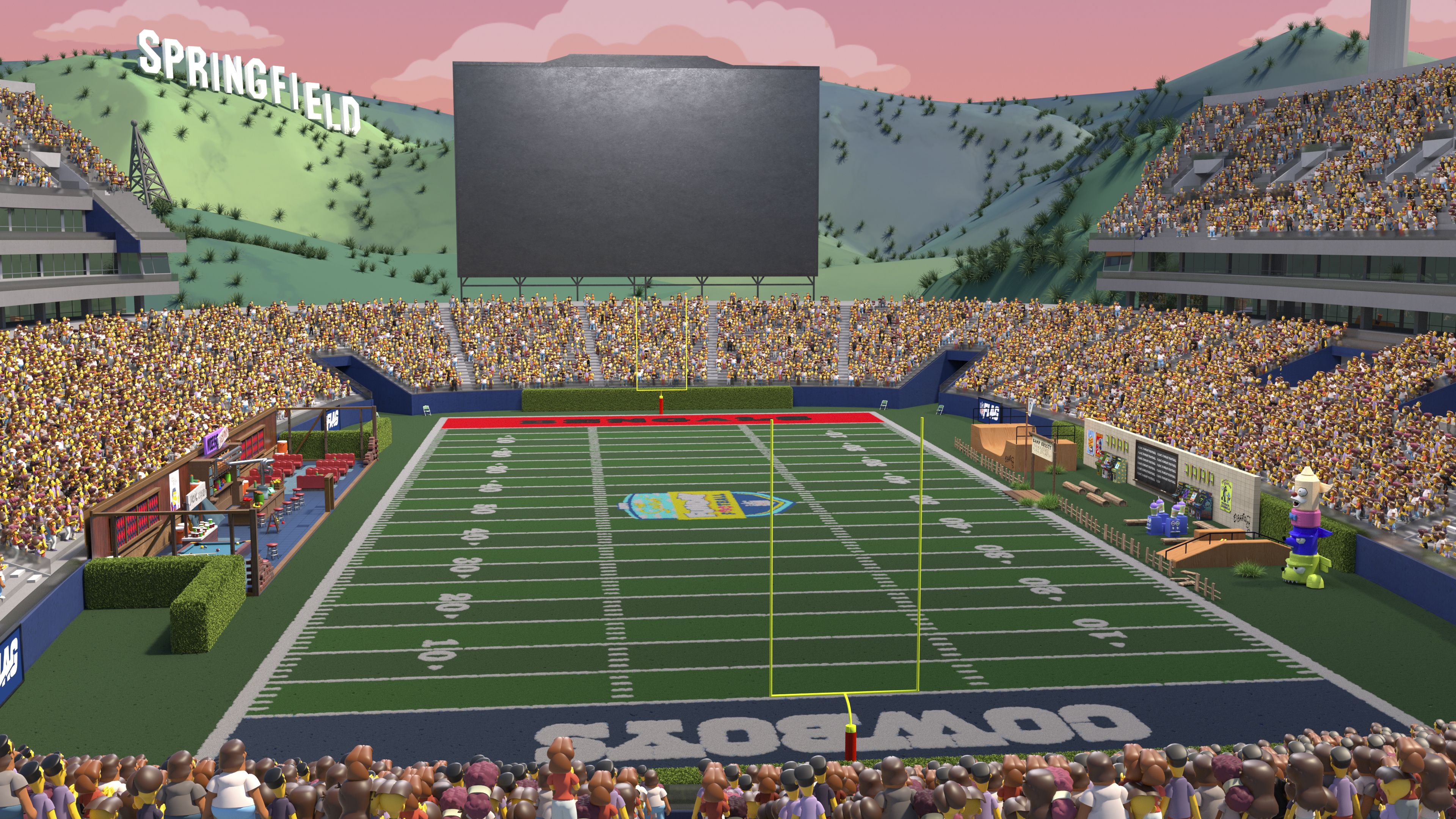 1 fun thing: "Simpsons" simulcast