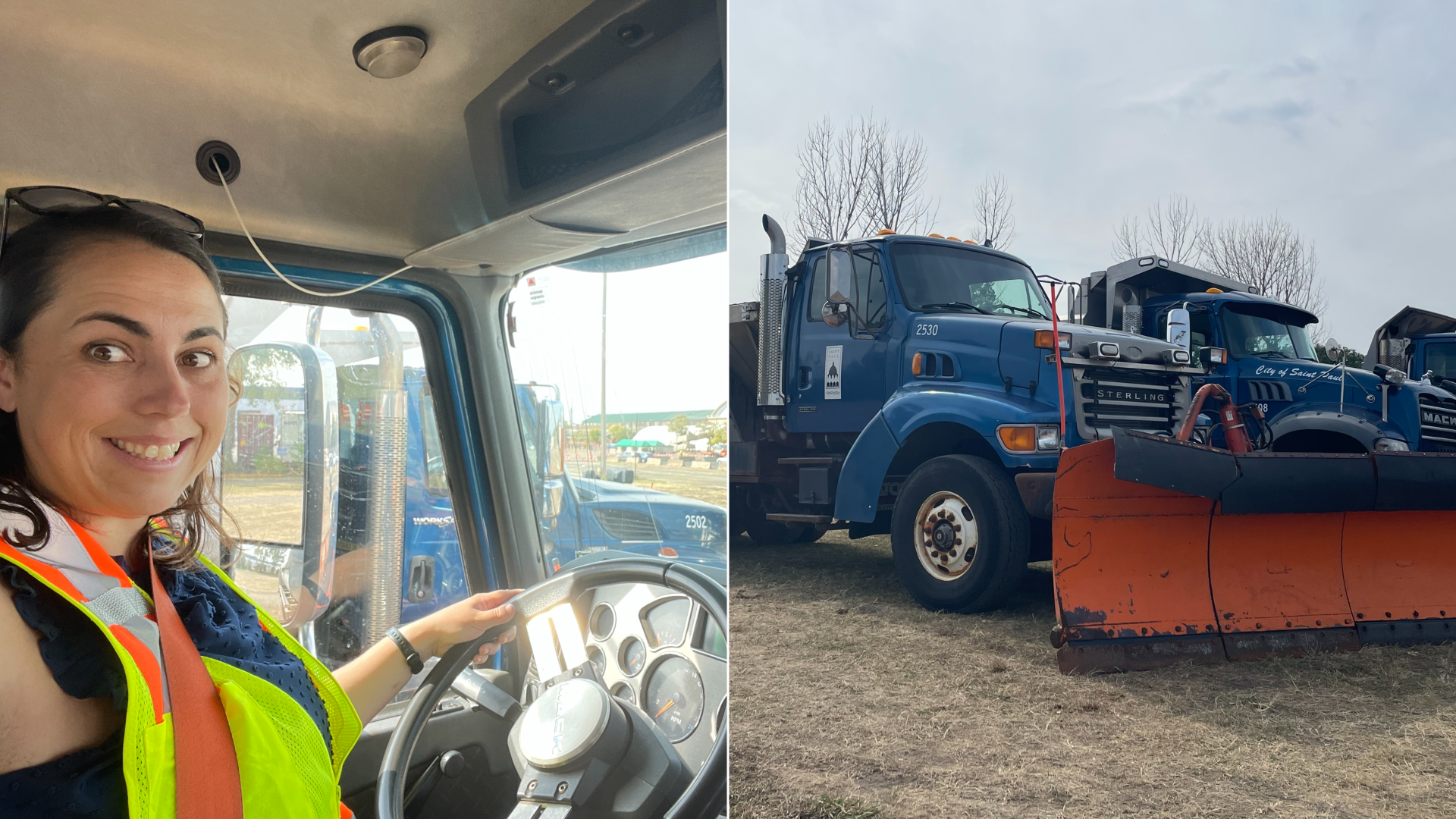 Behind the scenes at the Twin Cities' snowplow driver training - Axios ...