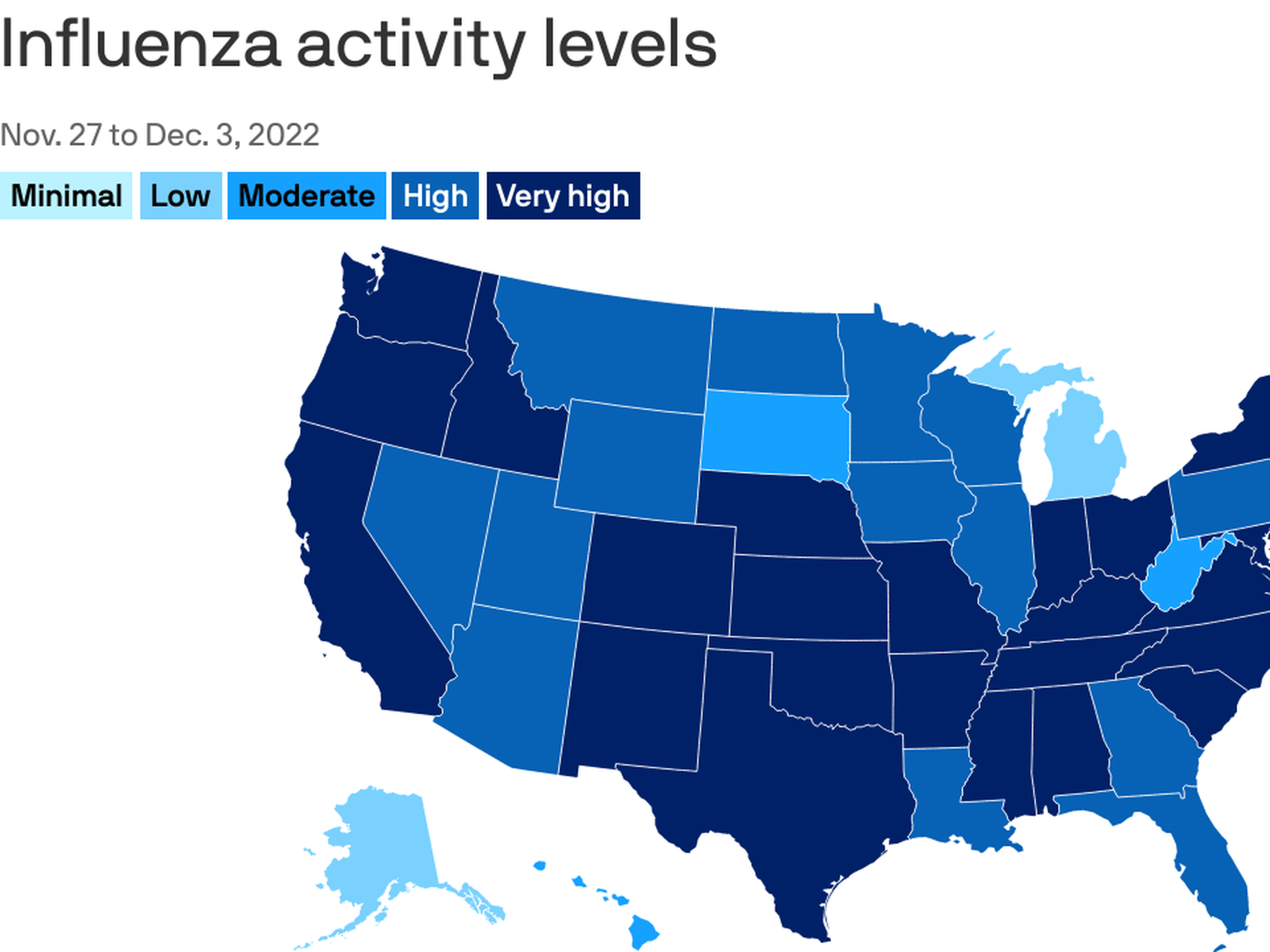 Map Of Influenza Outbreak 2022