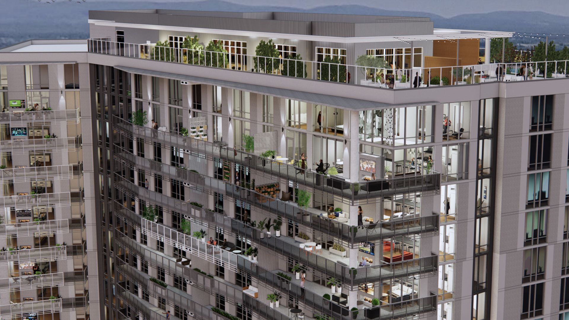 High-end apartment tower breaks ground soon in midtown - Axios Charlotte