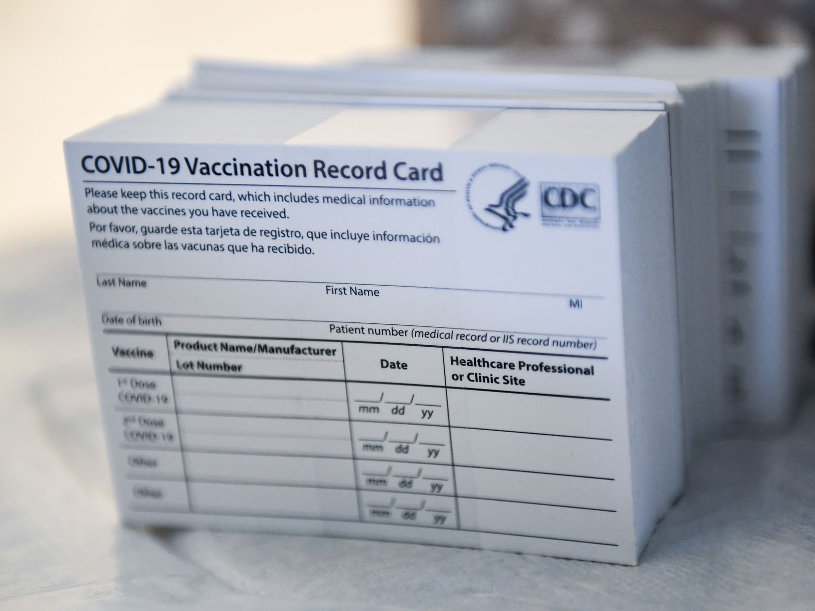 Immunization Card Printable - Infoupdate.org
