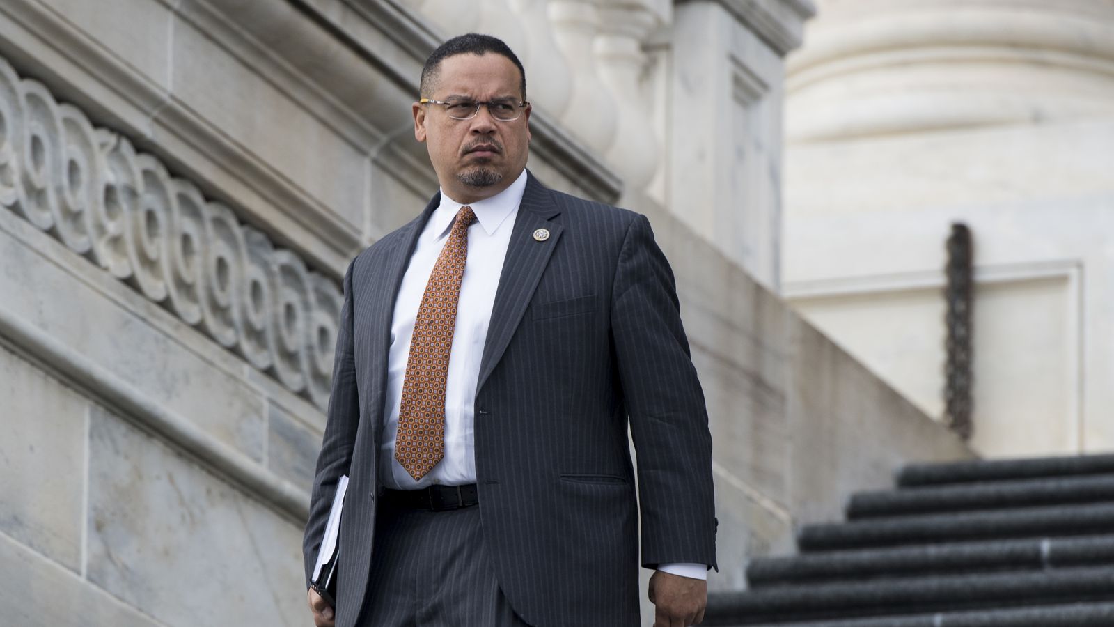 Rep. Keith Ellison denies domestic abuse allegations