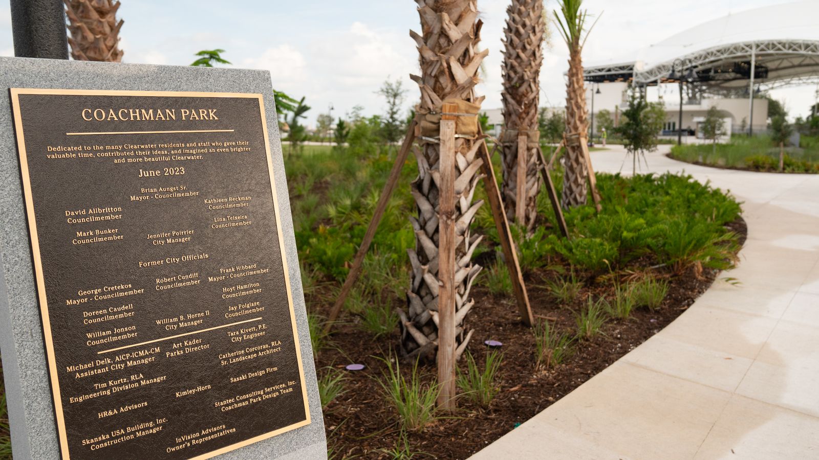 Clearwater's $84 M transformed Coachman Park opens to public - Axios ...