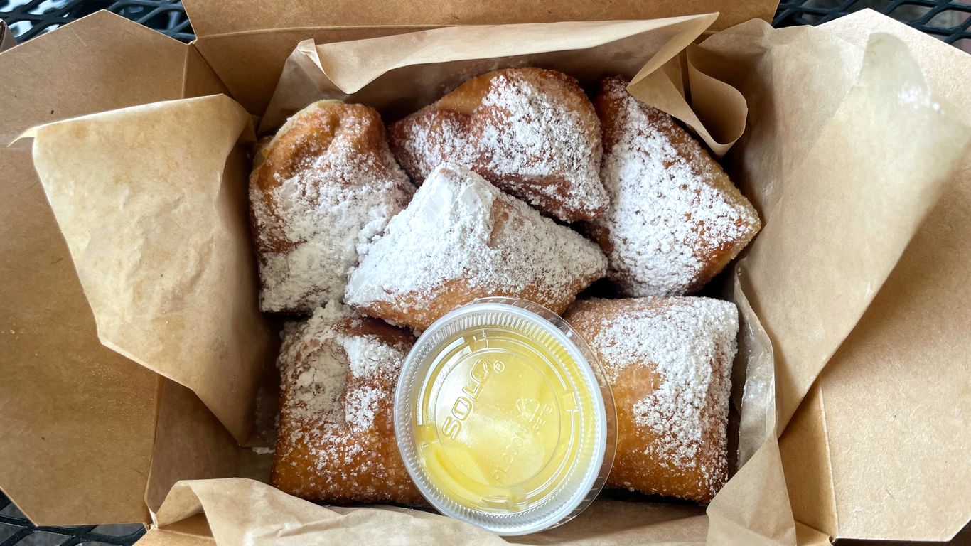 Beignets at Vancouver's French-inspired cafe Bleu Door Bakery - Axios ...