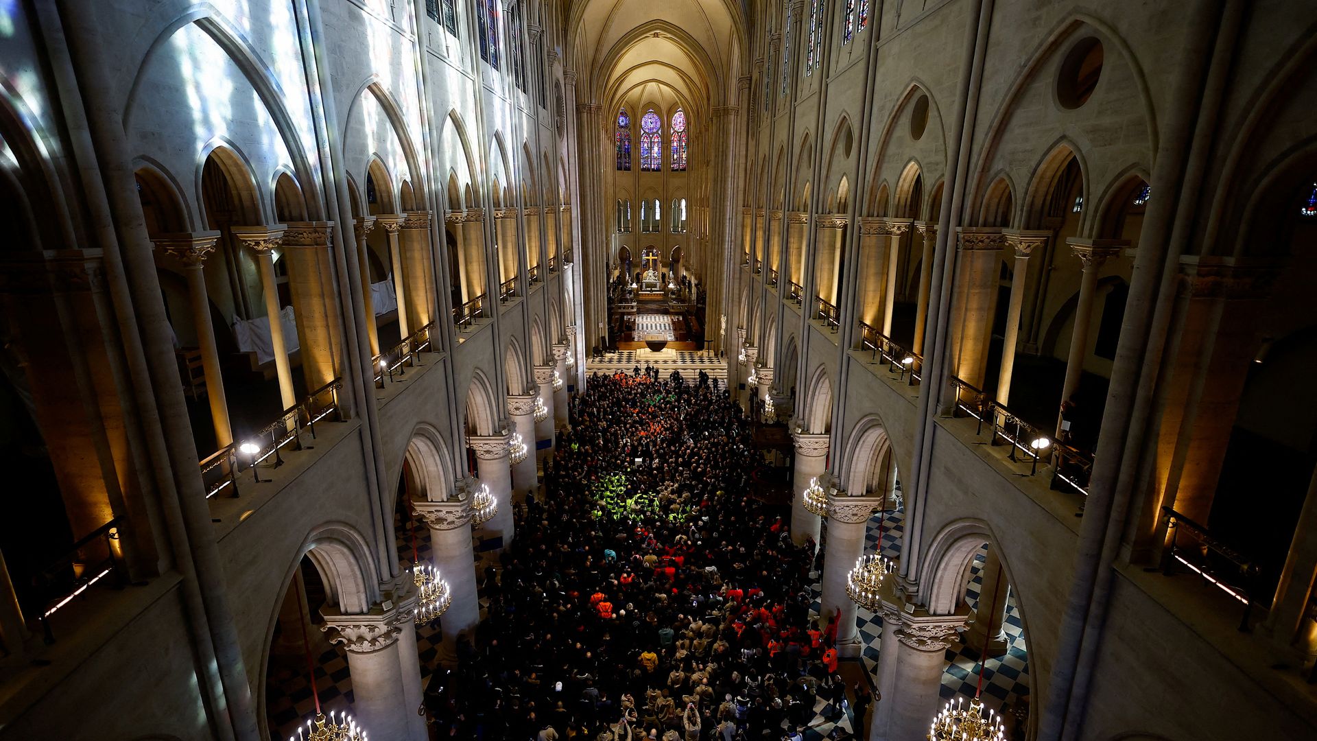 In photos: Restored Notre Dame unveiled five years after fire