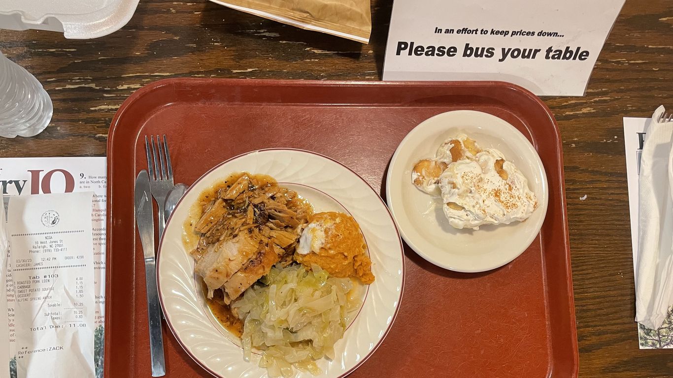 Cheap eats: The NC General Assembly's cafeteria is one of downtown ...