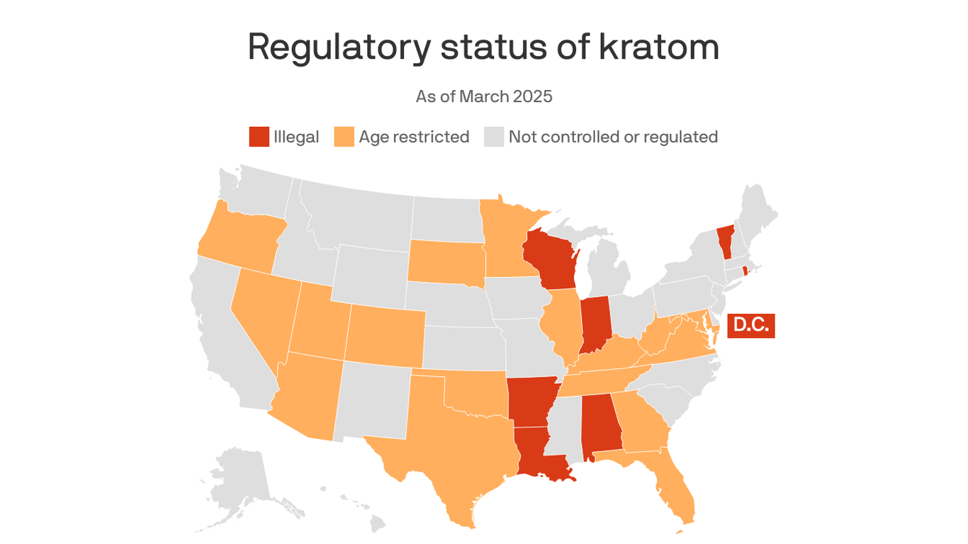 Where kratom is illegal: What to know about the supplement