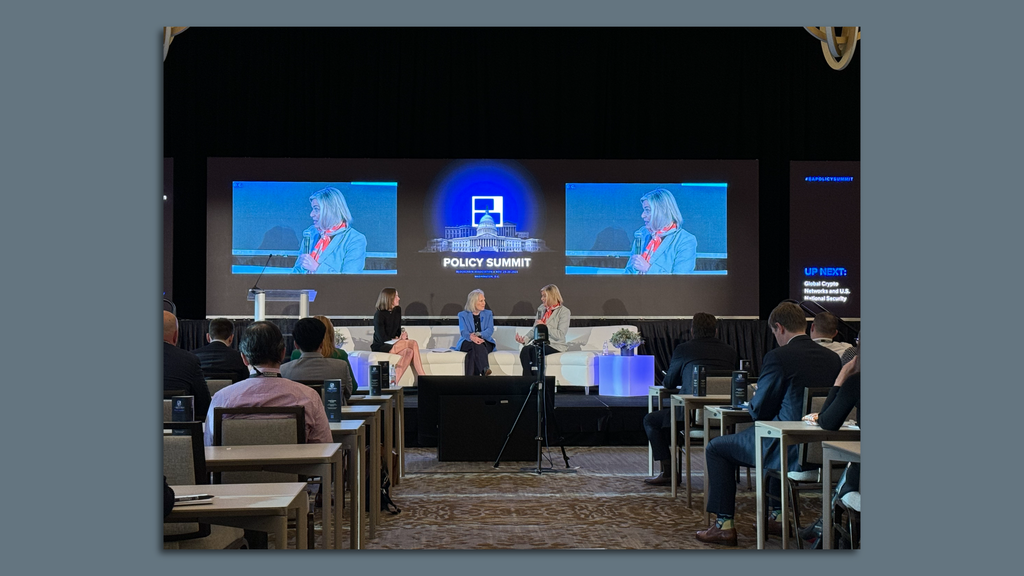 Binance looms large at blockchain trade group D.C. policy summit