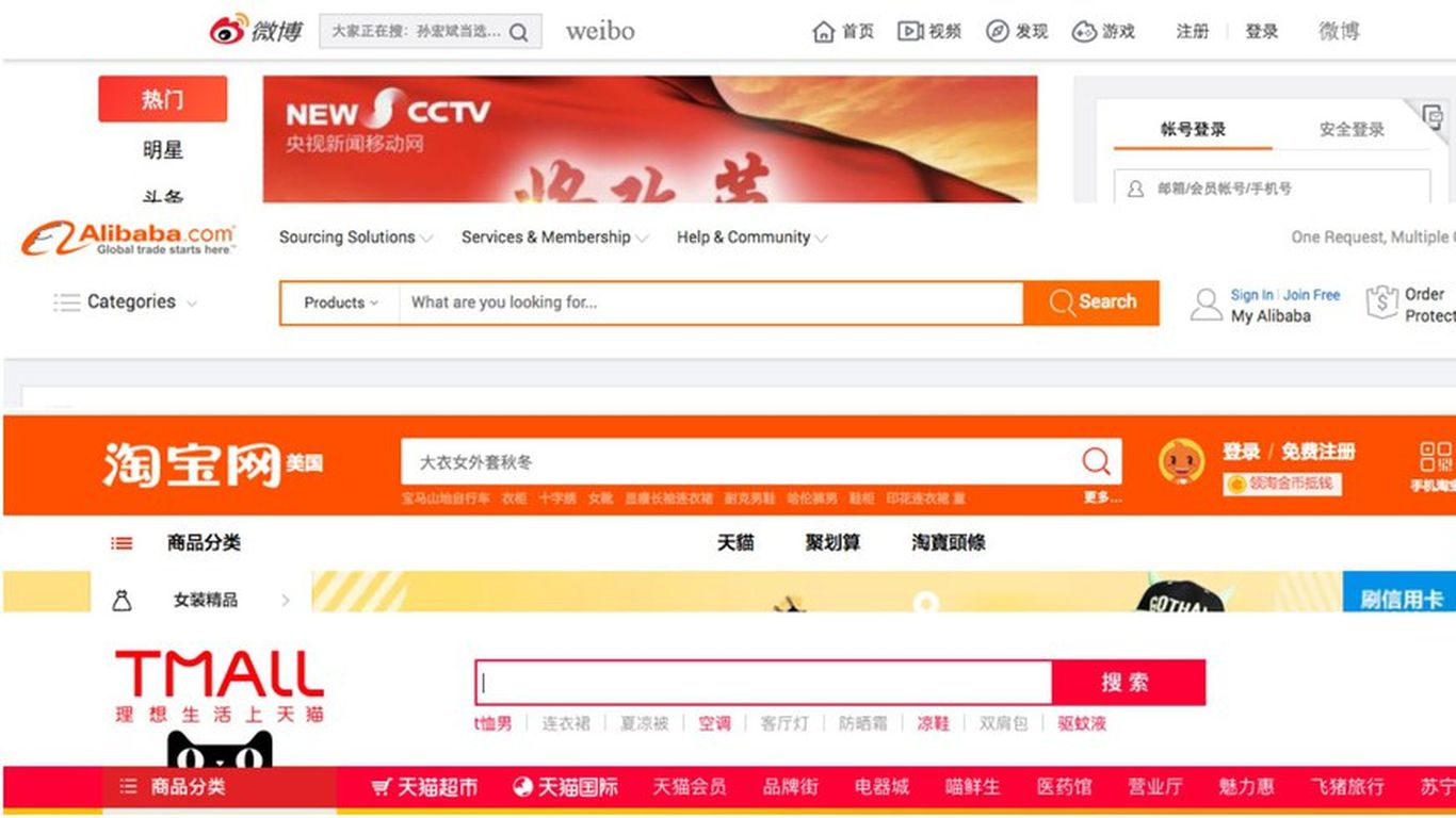 The companies that dominate Chinese internet