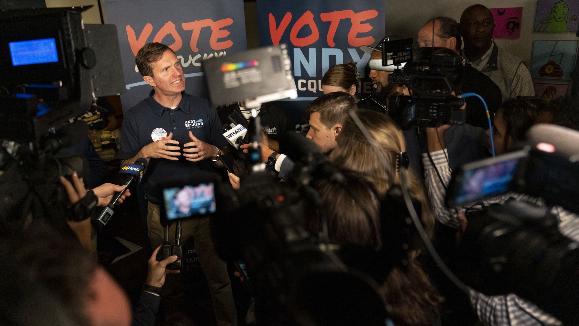 Democratic Gov. Andy Beshear wins re-election in Kentucky
