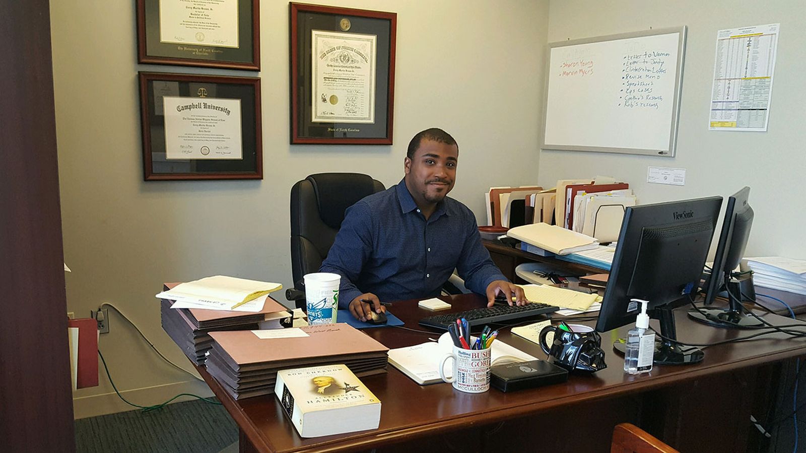 How I Work: Terry Brown, litigation attorney at Horack Talley - Axios ...