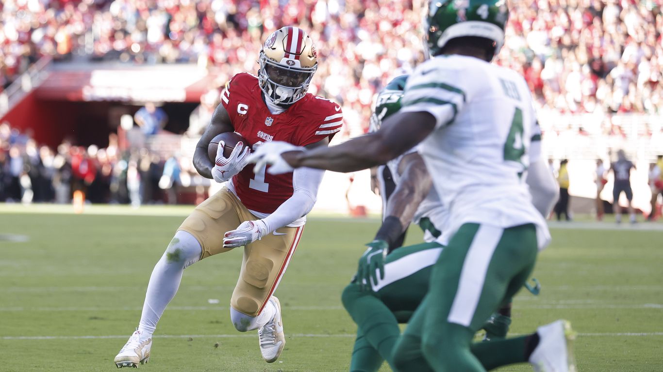 Photo to go: Niners take down familiar foe - Axios San Francisco