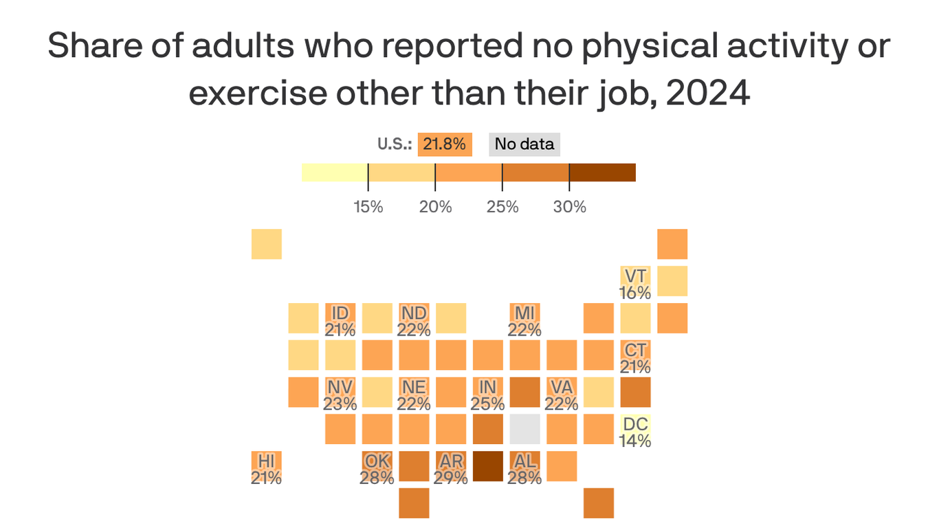 Mapped: The most (and least) active states