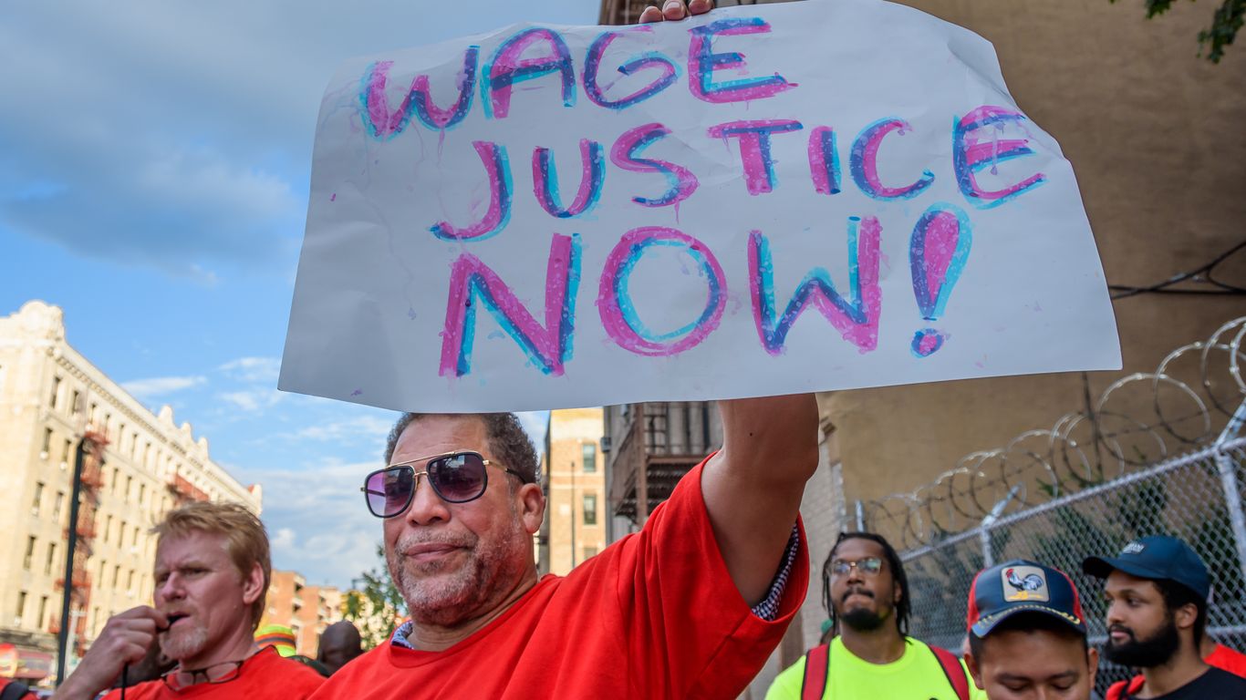 Wages for typical workers are rising at their fastest rate in a decade