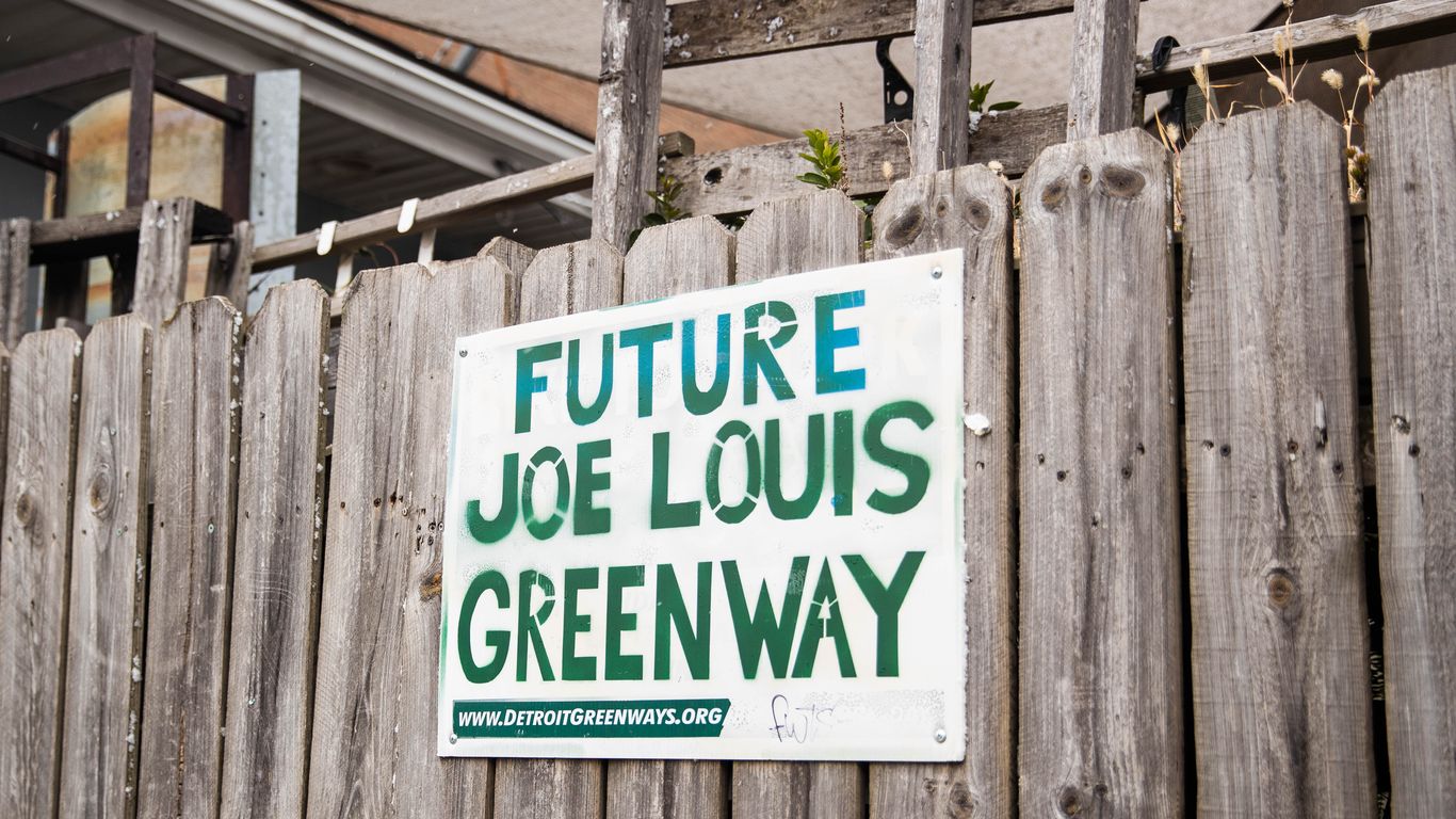 Detroit's Joe Louis Greenway is getting more expensive - Axios Detroit