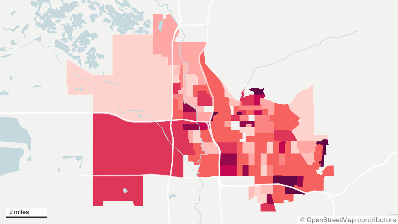 Salt Lake City's "urban heat islands," mapped - Axios Salt Lake City