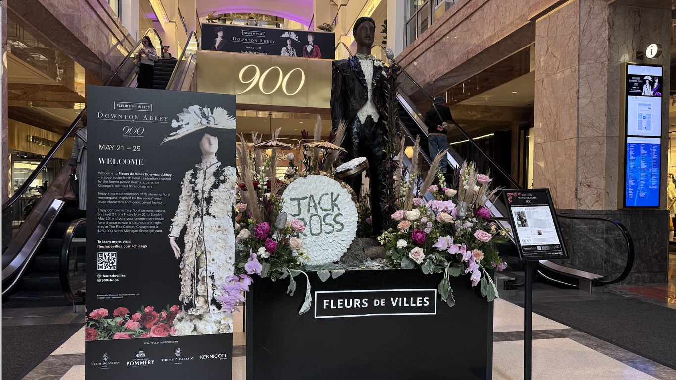 Fleurs De Villes blooms on Mag Mile - Axios Chicago