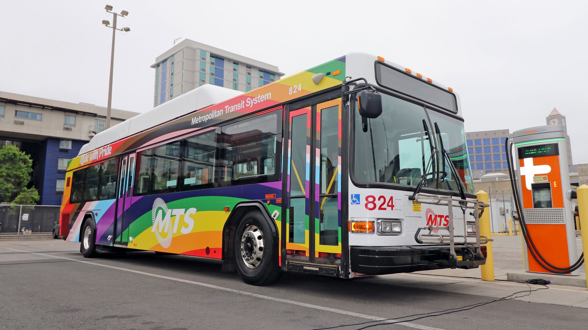 1 photo to go: Local transit Pride - Axios San Diego