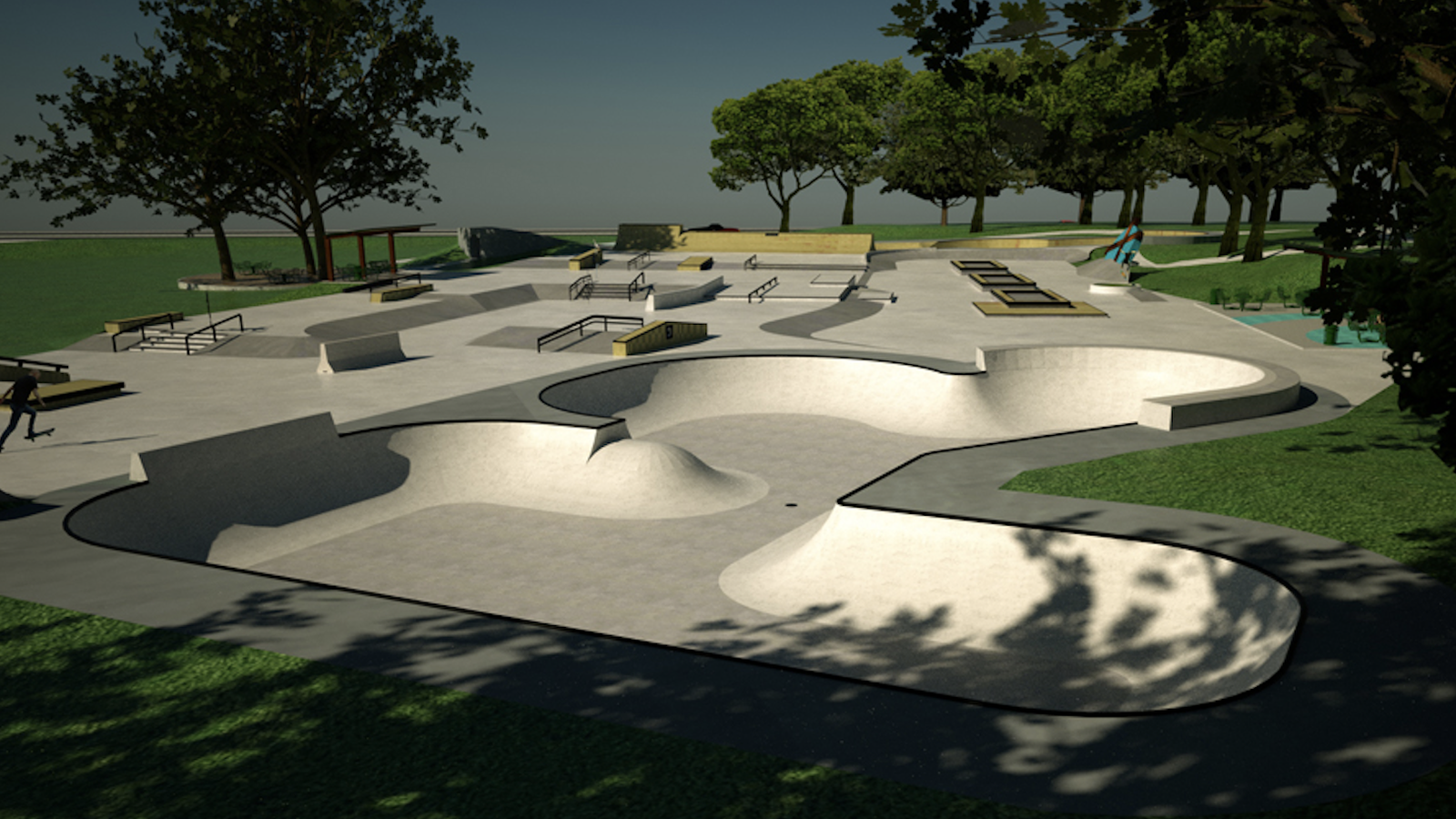 Bachman Lake in Dallas to get a skateboarding park in 2024 - Axios Dallas