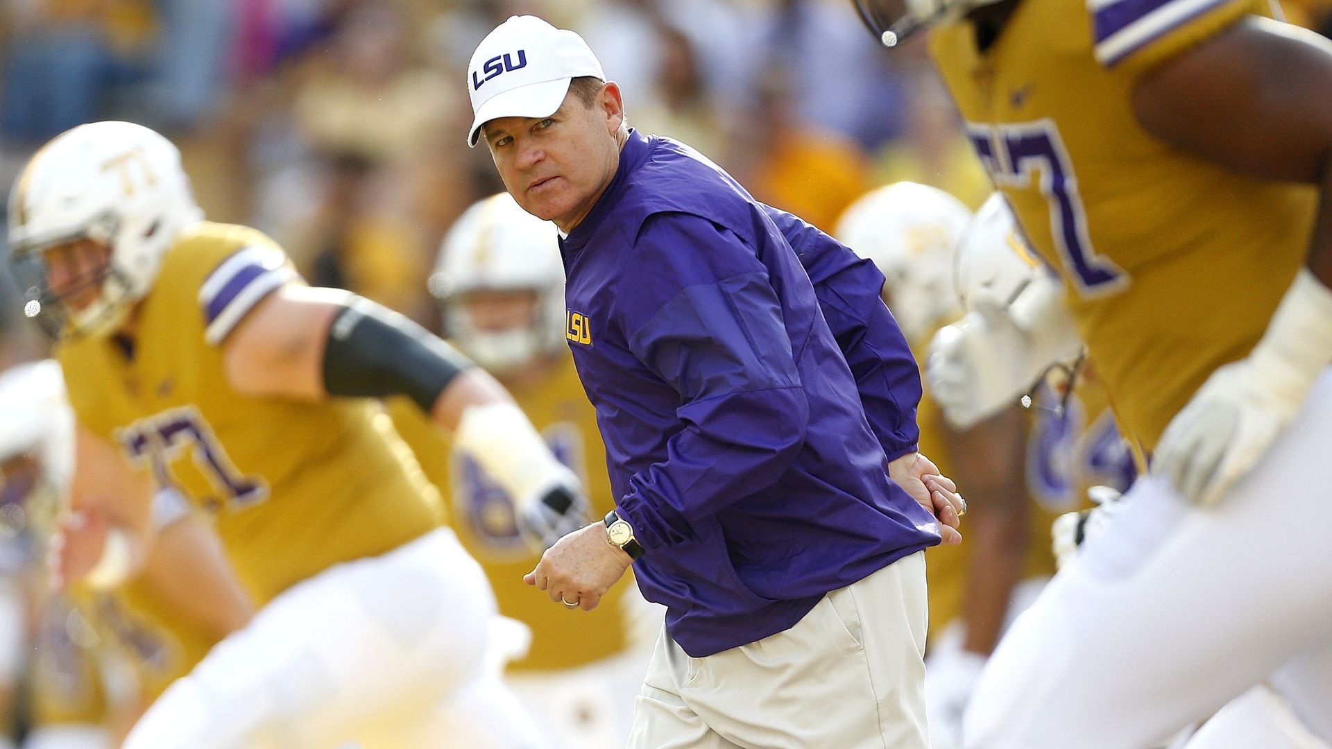 Fully Dressed: Les Miles sues LSU - Axios New Orleans
