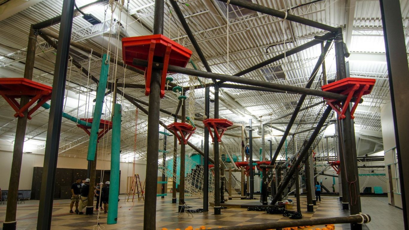 This 22,000-square-foot indoor obstacle course opens this weekend in ...