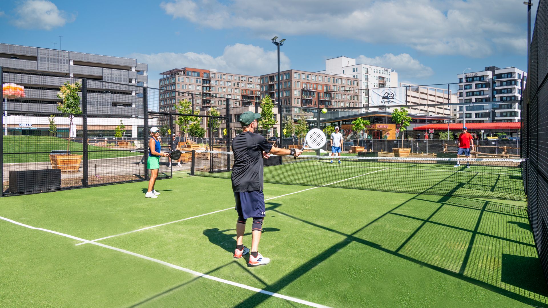 Denver's first padel court - Axios Denver