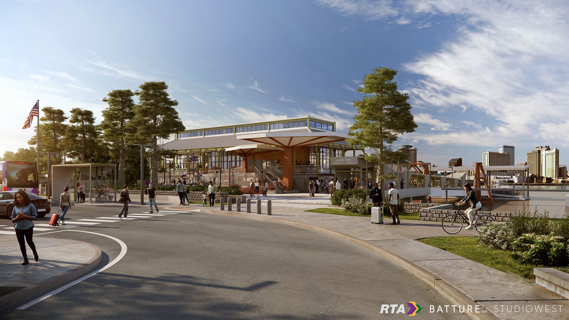 Renderings: Renovation of Algiers Ferry terminal to start March 2025 ...