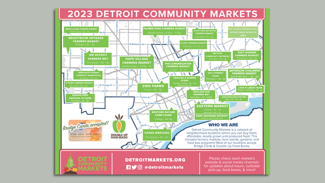 Mapped: Detroit neighborhood farmers markets - Axios Detroit