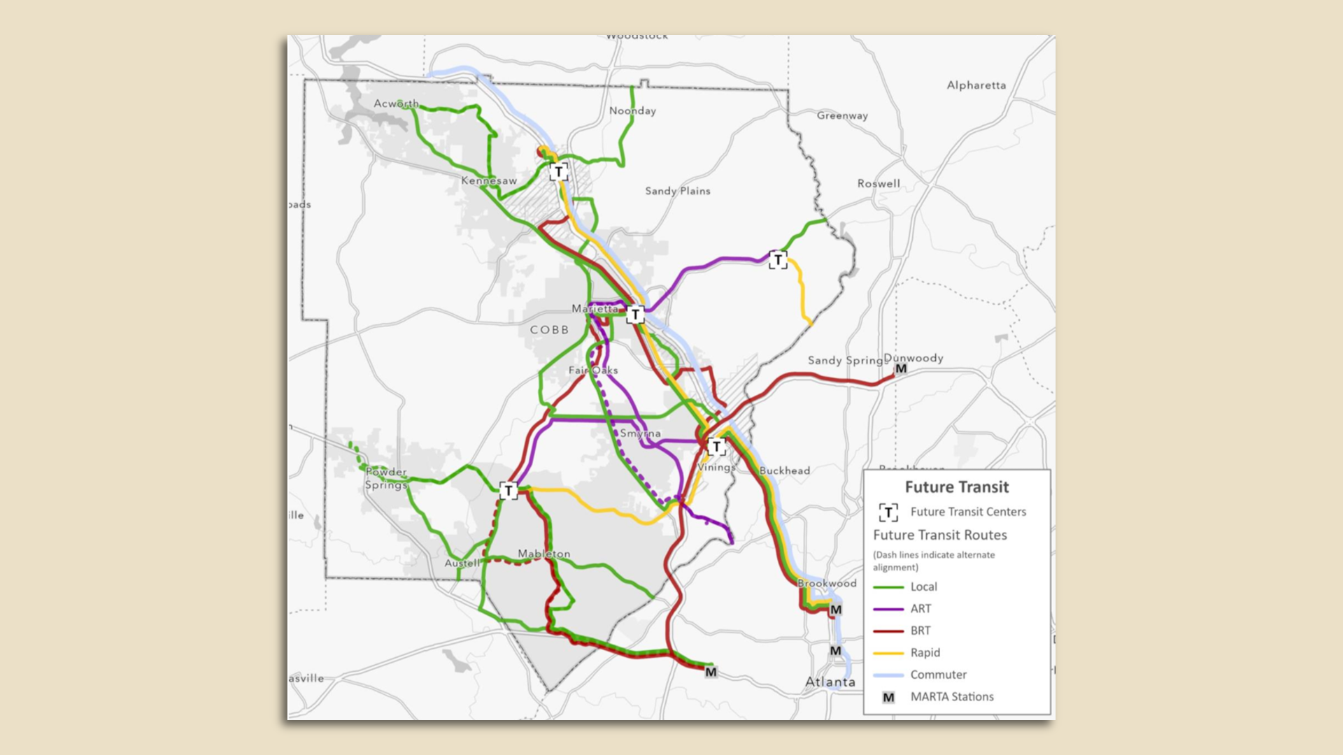 Cobb County approves transit tax project list - Axios Atlanta