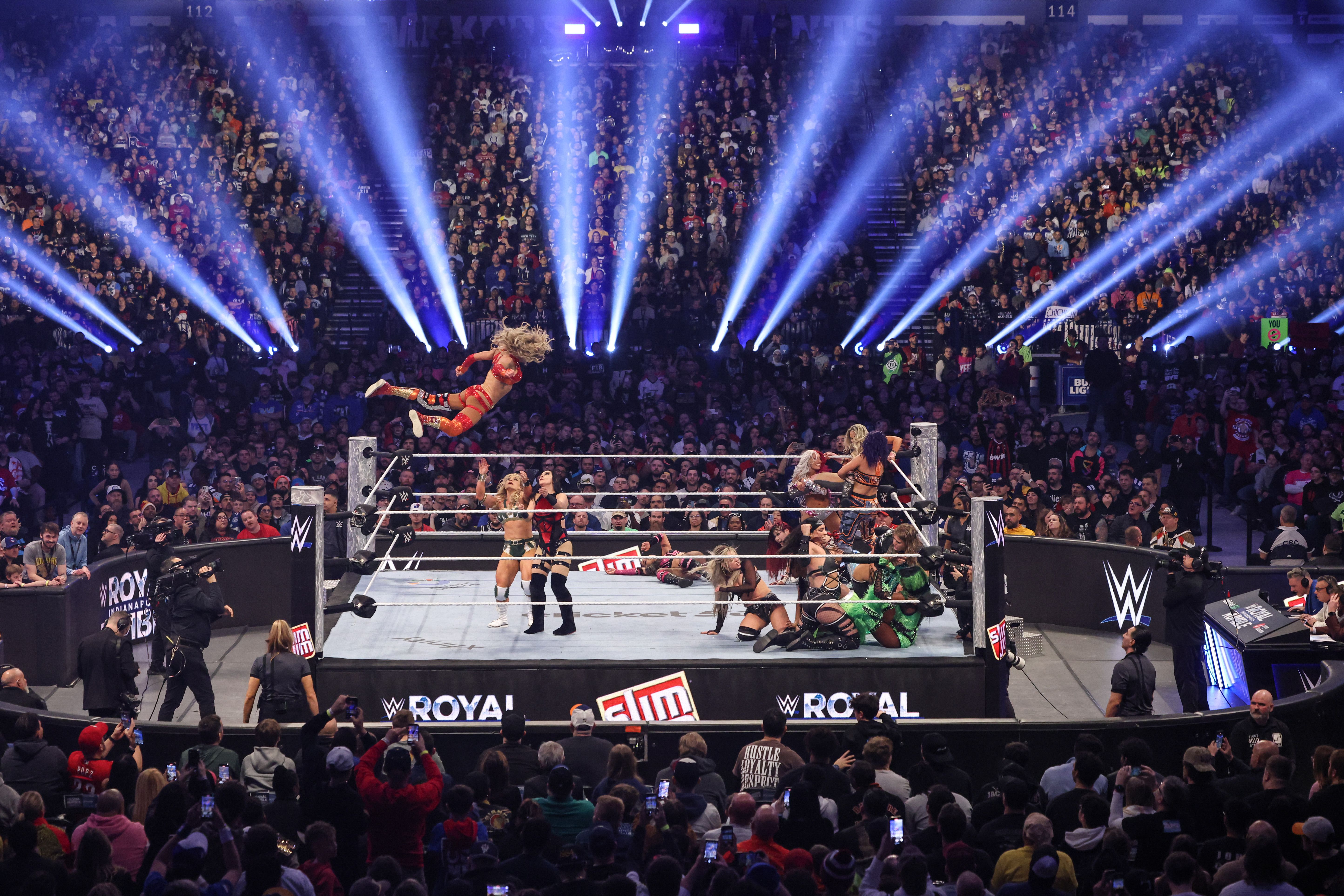 In photos: The WWE Royal Rumble in Indy - Axios Indianapolis